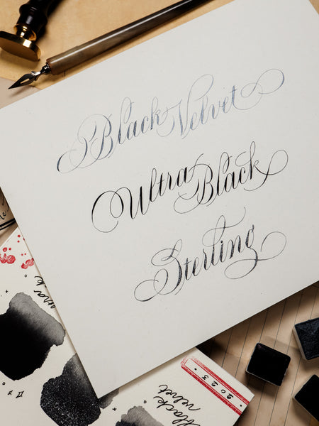 The Creative Kinds Artisan Calligraphy Ink: Black Velvet | INKMETHIS