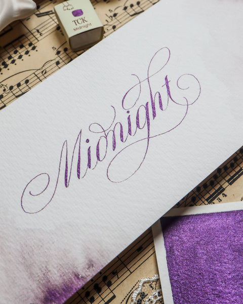 The Creative Kinds Artisan Calligraphy Ink: Midnight | INKMETHIS