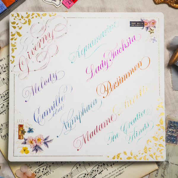 The Creative Kinds Artisan Calligraphy Ink: Camille Blue| INKMETHIS