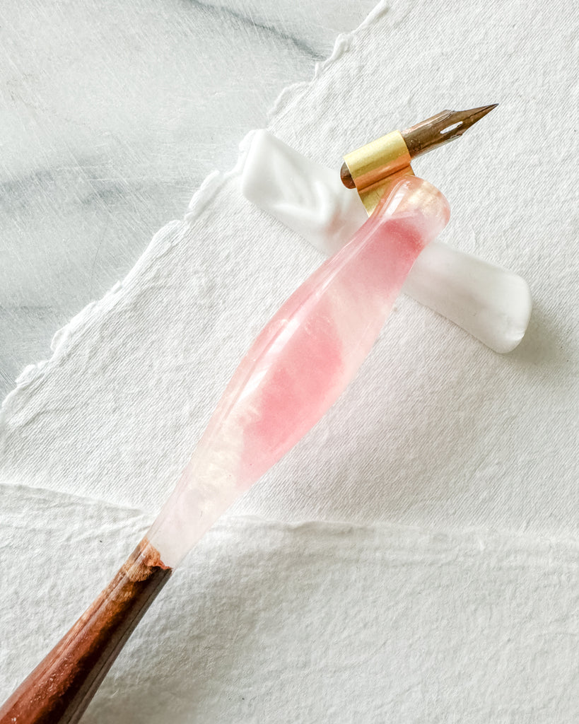Handmade Oblique Calligraphy Pen offered by Kestrel Montes of InkMeThis ...
