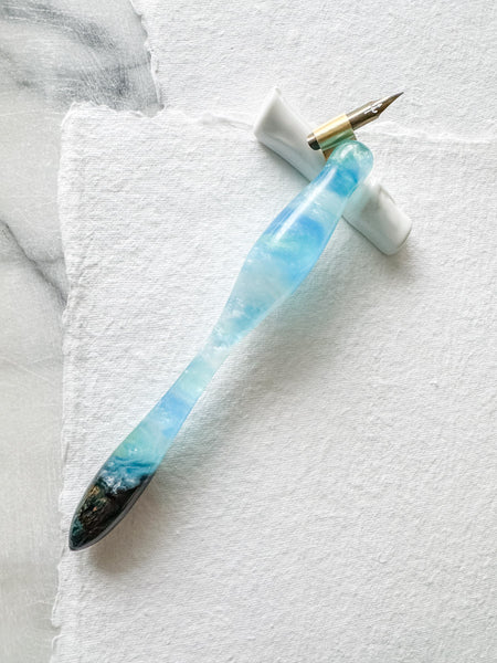 Handmade Calligraphy Pen Holder from Kestrel Montes of inkmethis ...