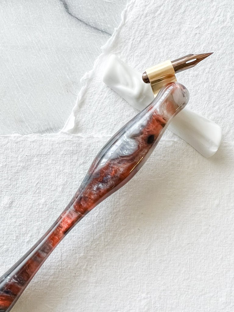 Handmade Calligraphy Pen by Kestrel Montes of inkmethis – INKMETHIS