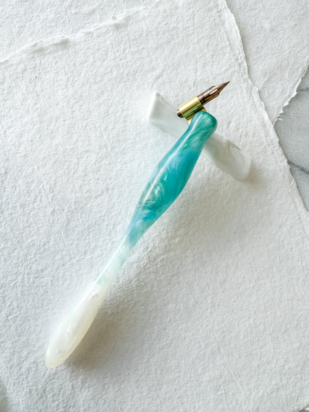 Handmade Oblique Calligraphy Pen offered by Kestrel Montes of InkMeThis ...