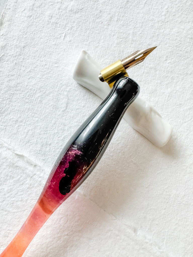 Oblique Calligraphy Pen Holder from Kestrel Montes of inkmethis – INKMETHIS