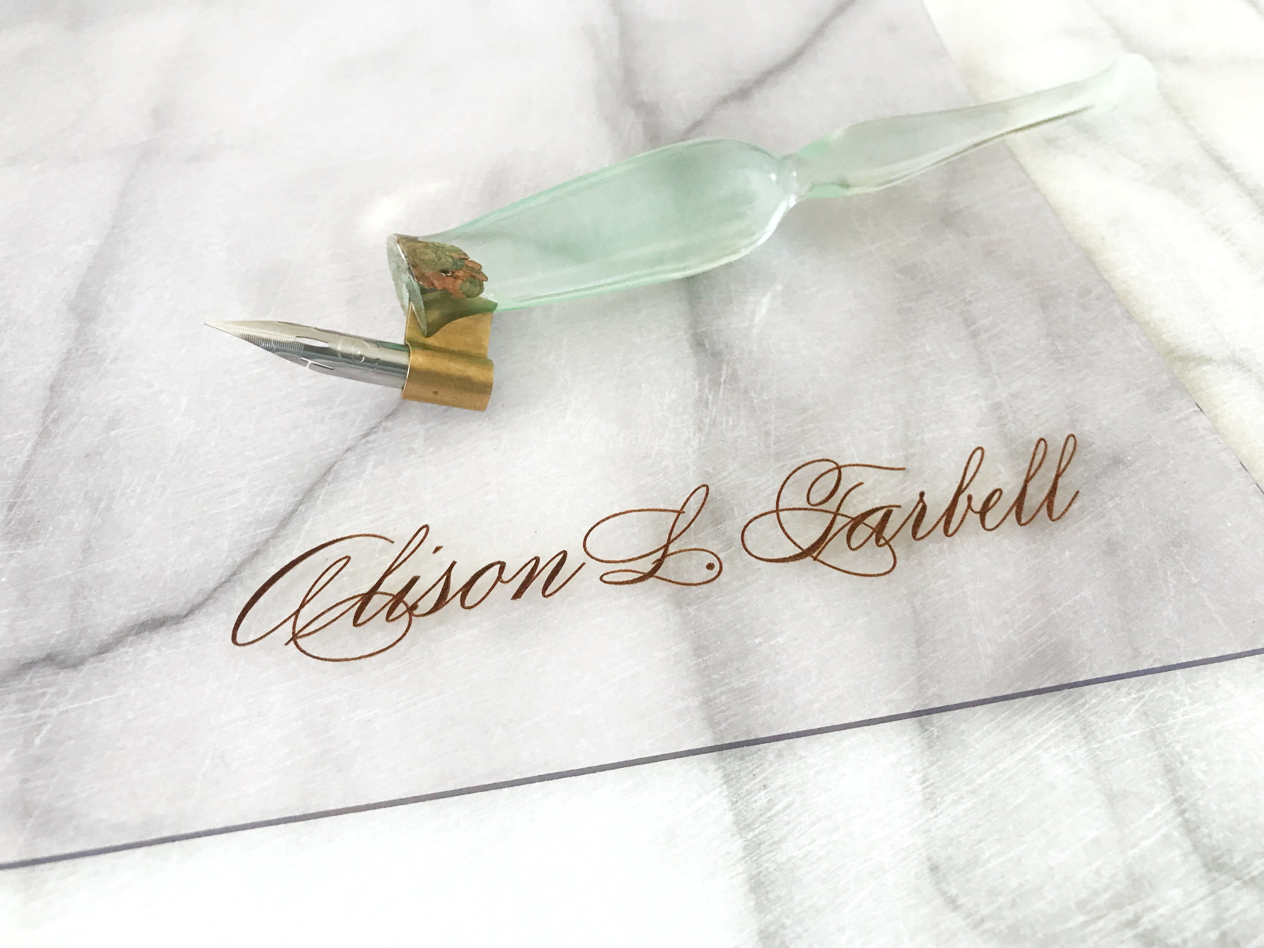 calligraphy guide ruler