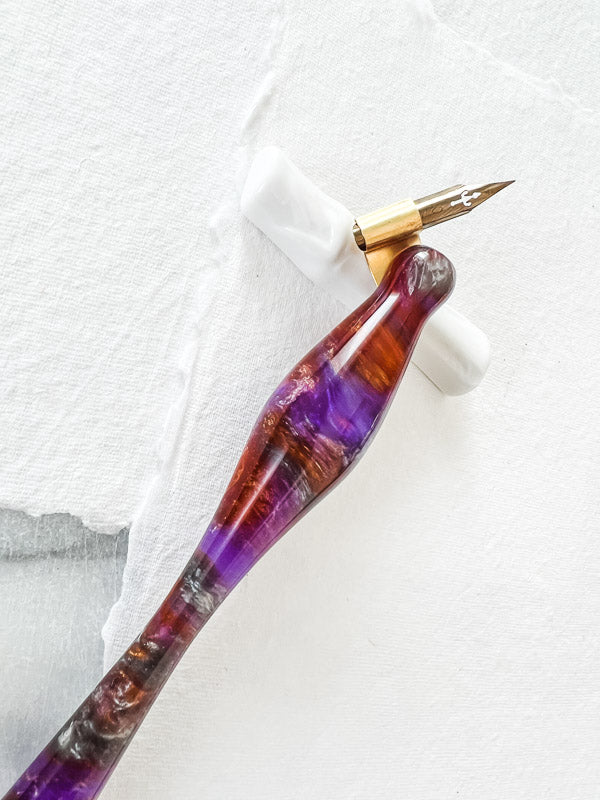Handmade Calligraphy Pen from Kestrel Montes of inkmethis – INKMETHIS