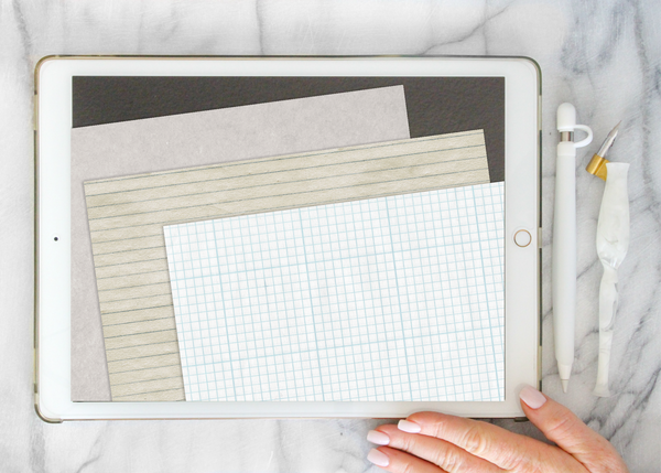 Digital Papers in classic Old School Designs by Kestrel Montes – INKMETHIS